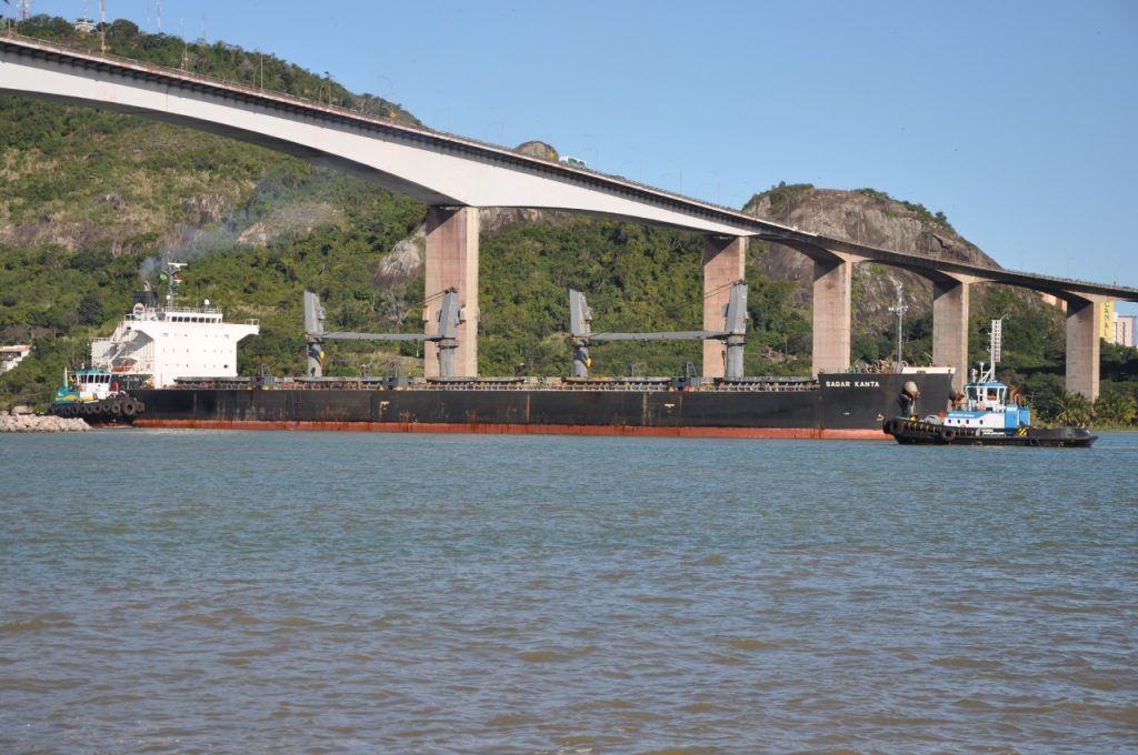 Sopesp - CODESA: Começam testes de entrada para navios com maior calado